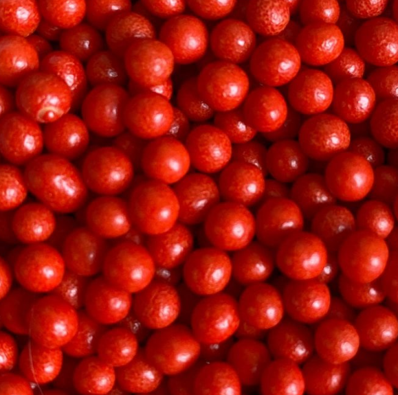 Sprinkles - Red Pearls - 50g – The GlamFactory Ltd