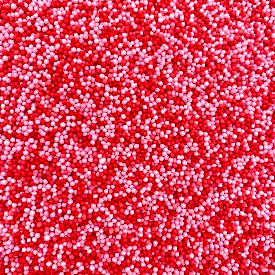 Sprinkles - Red & Pink 100s & 1000s- 50g – The GlamFactory Ltd