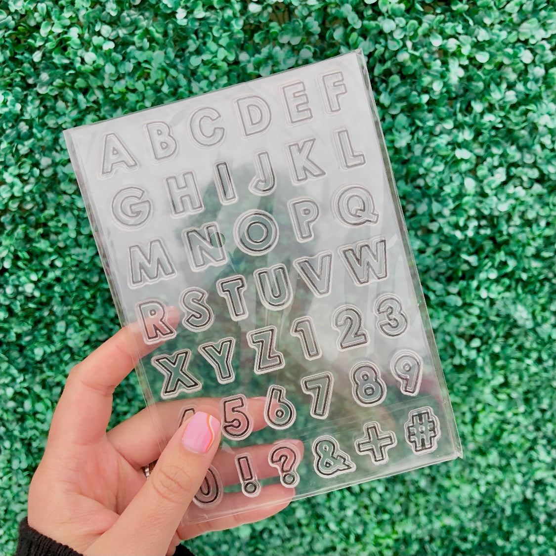 Sticky Alphabet Letter Stamps – The GlamFactory Ltd