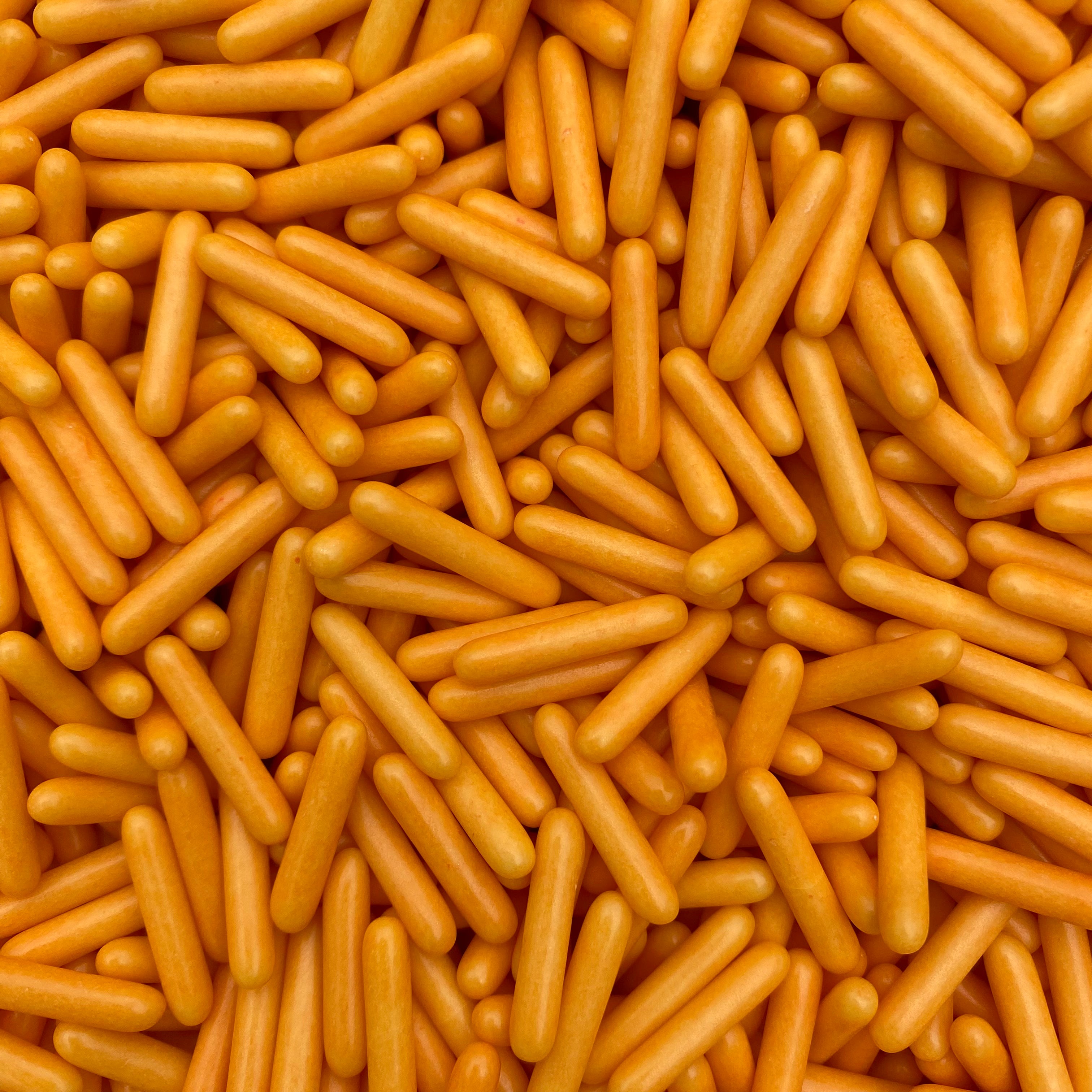 Sprinkles - Orange Macaroni Rods - 50g – The GlamFactory Ltd
